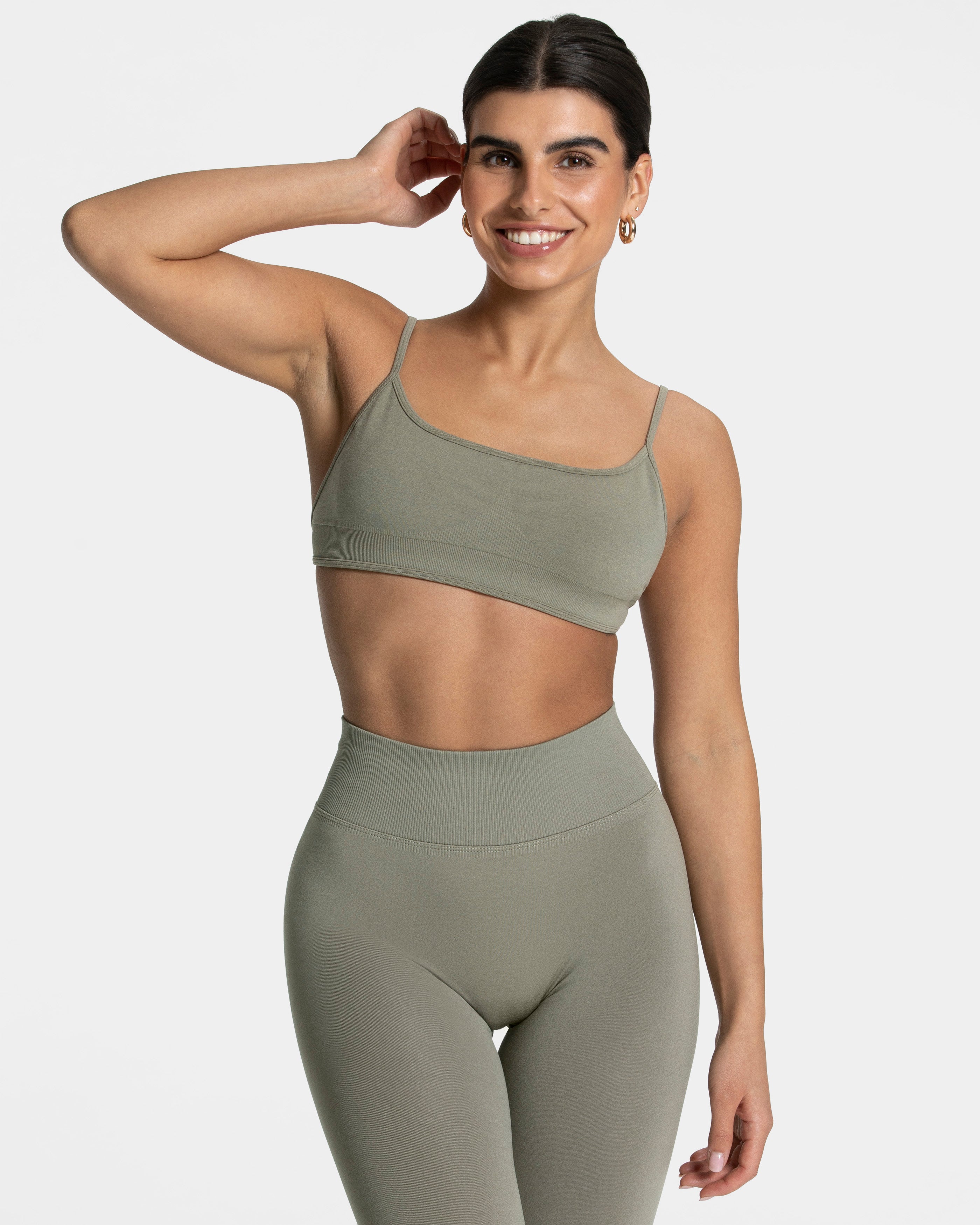 Femme Backless Bh | Khaki