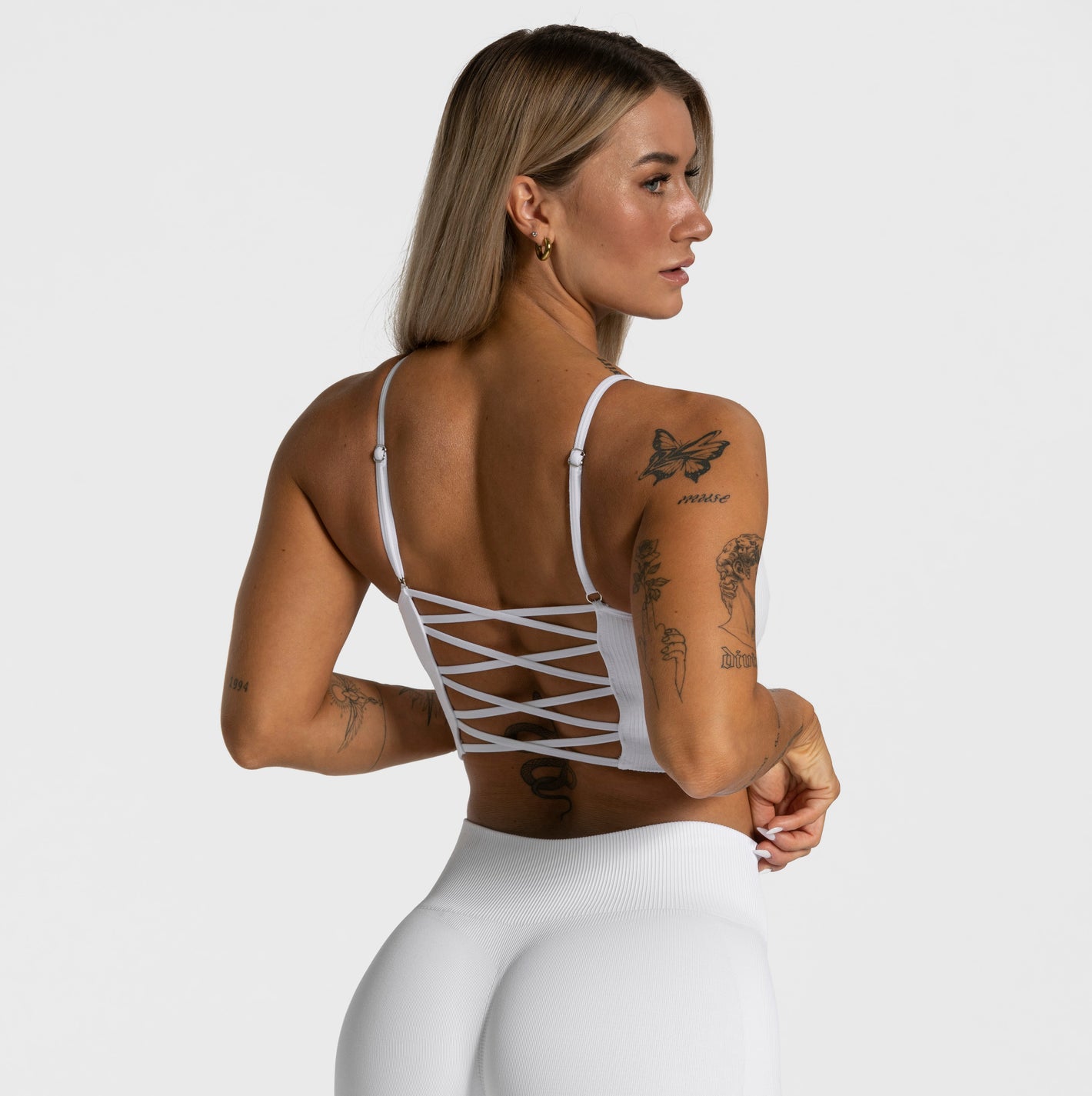 Statement Bh "Weiß" – TEVEO Offizieller Store | Sportbekleidung