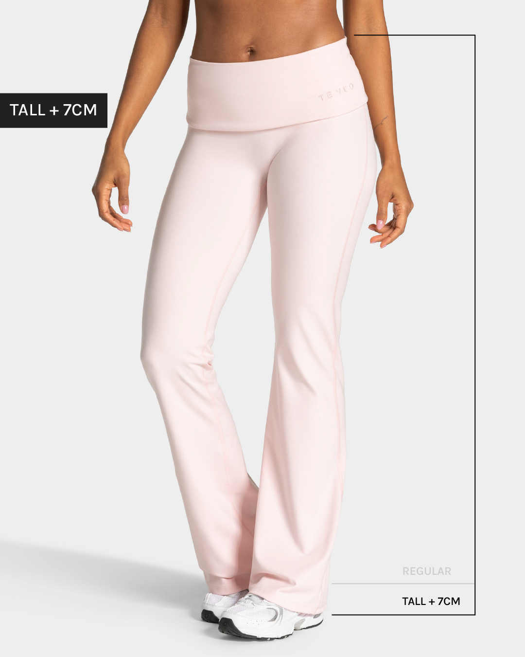 Mellow Fold Over Flared Leggings Tall "Blossom"