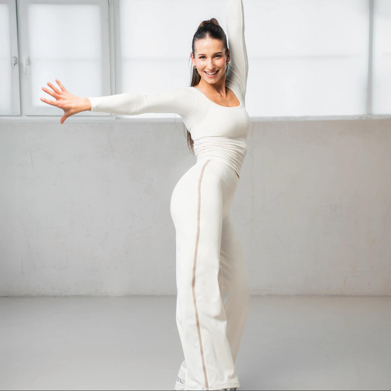 Soft Straight Leg Pants – Regular ‘Cappuccino’